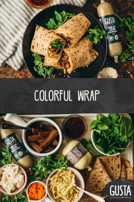 Recettes Rebel | COLORFUL WRAP | GUSTA